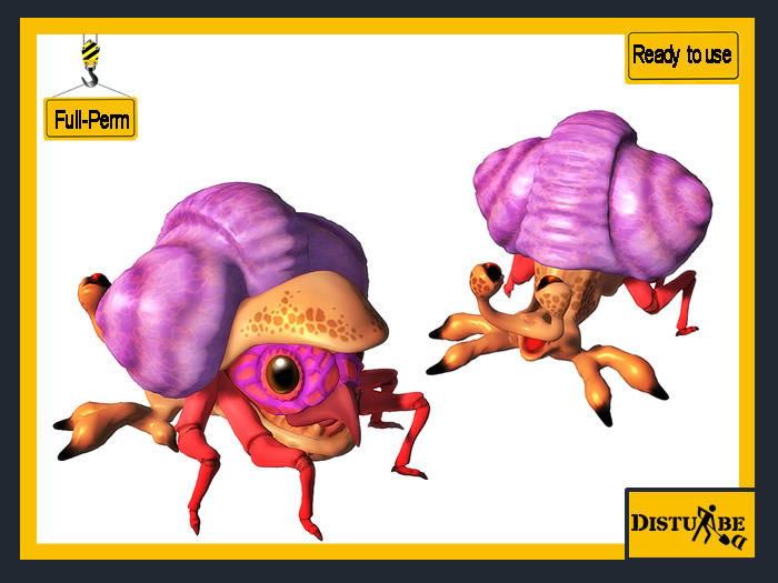 Second Life Marketplace - ::DisturbeD:: Alien Snail - FULL PERM MESH